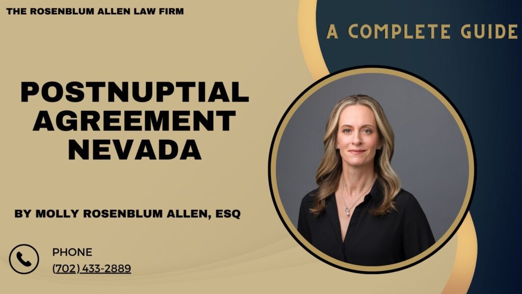 Postnuptial Agreement Nevada | Get The Facts Here