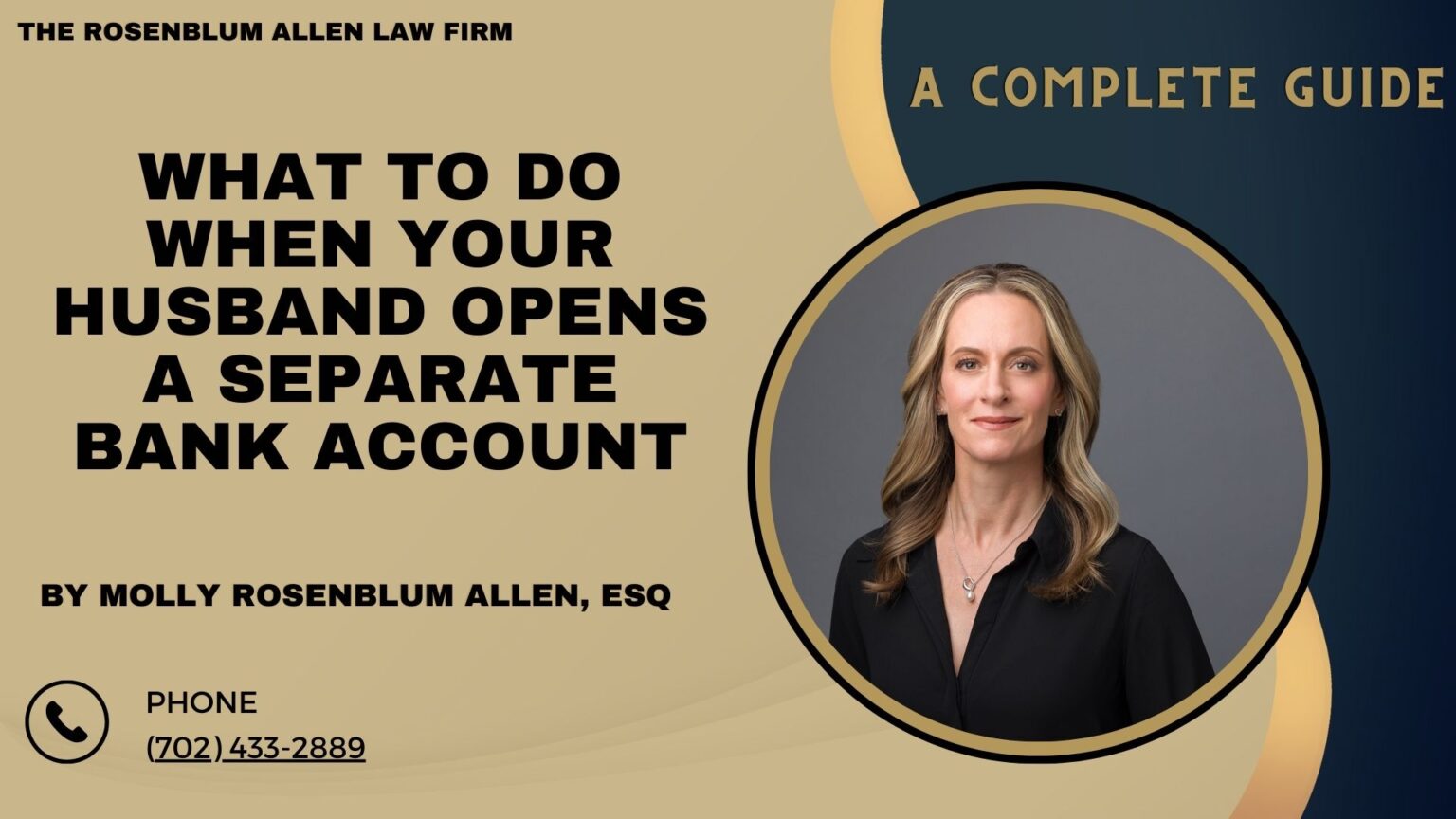Husband Opened Separate Bank Account? Here's What to Do