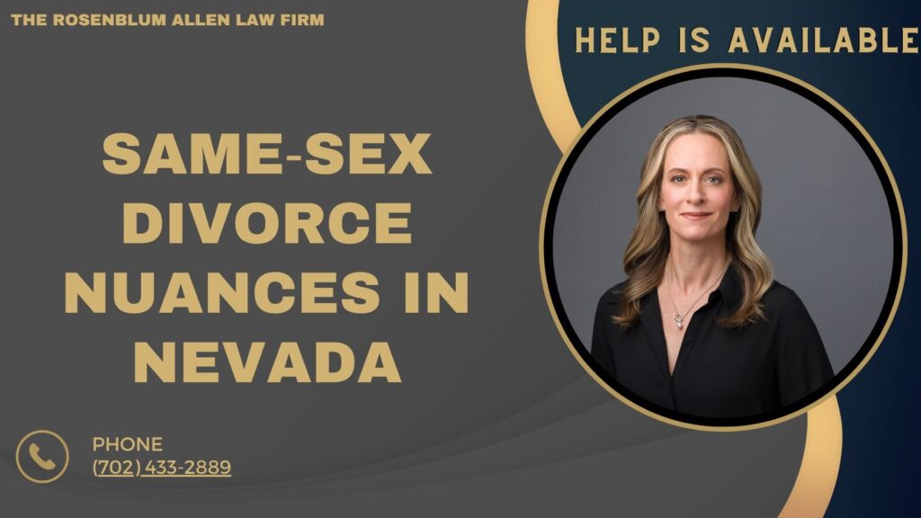 Same Sex Divorce Nevada - The Rosenblum Allen Law Firm